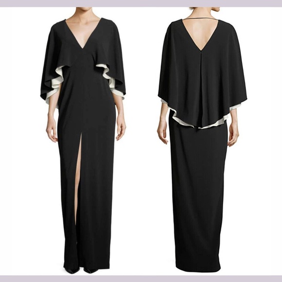 Halston Heritage | Dresses | Nwt 395 Halston Heritage Colorblock V Neck ...